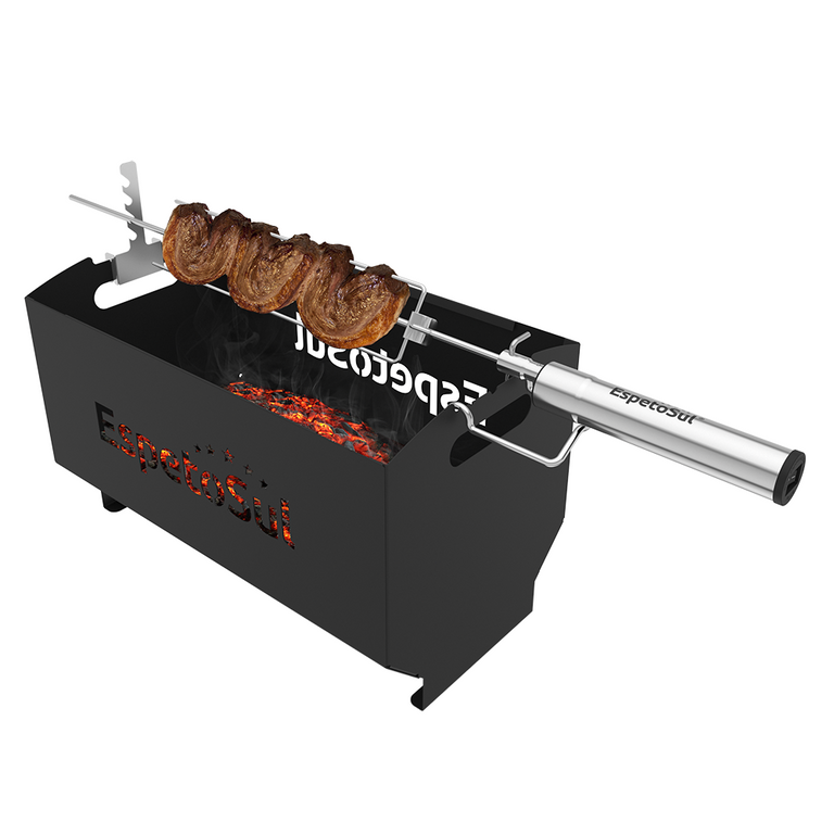 SPIN A100 Portable BBQ & Rotisserie Kit | EspetoSul NZ
